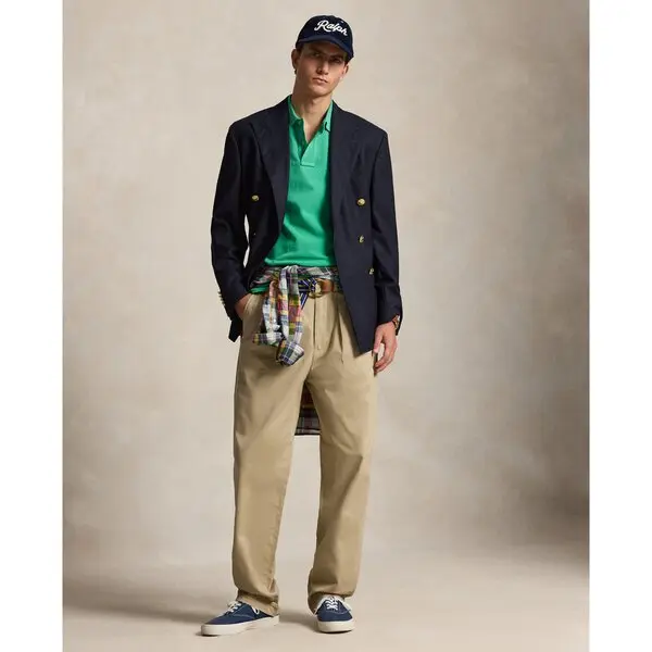 Ralph Lauren Whitman Relaxed Fit Pleated Chino Pant