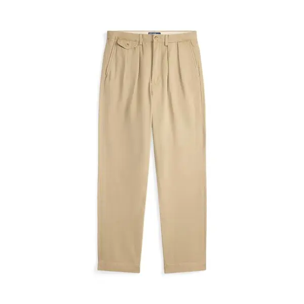 Ralph Lauren Whitman Relaxed Fit Pleated Chino Pant