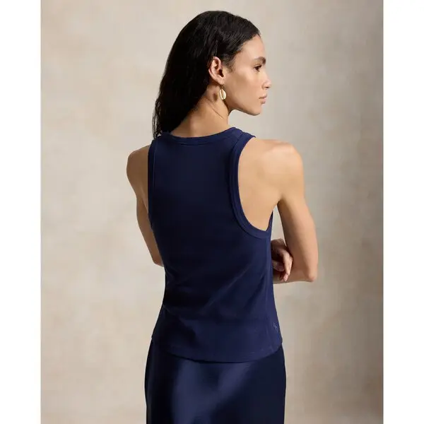 Ralph Lauren Ribbed Tank Top - Navy