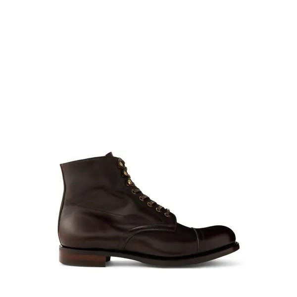 Ralph Lauren Hand-burnished Leather Boots - Tan