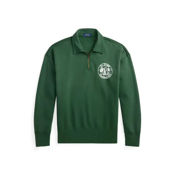 Ralph Lauren Vintage Fit Quarter-zip Fleece Sweatshirt