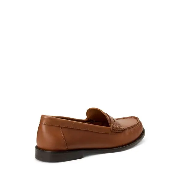 Ralph Lauren Calfskin Penny Loafer - Cuoio