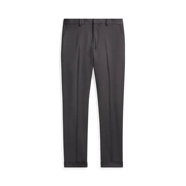 Ralph Lauren Slim Fit Wool Twill Trousers - Medium Grey