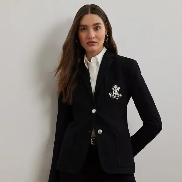 Ralph Lauren Bullion Jacquard Blazer - Polo Black