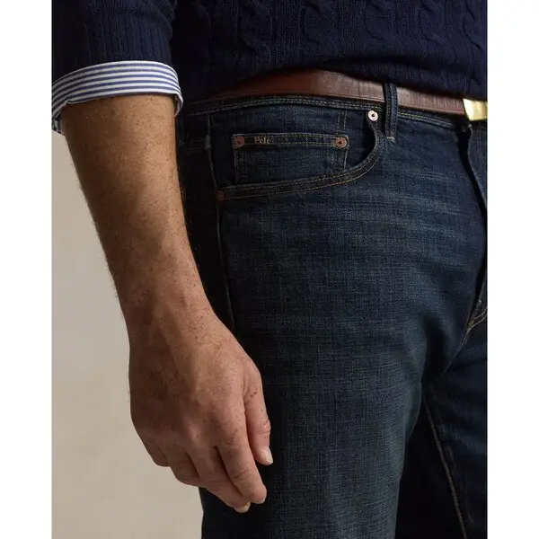 Ralph Lauren Hampton Straight Stretch Jean - Light Indigo