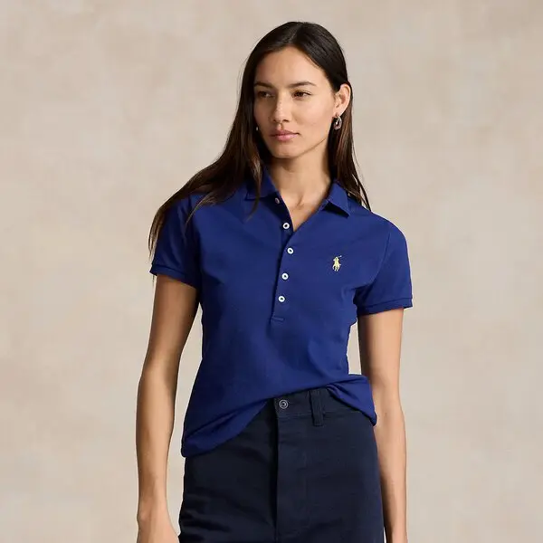 Ralph Lauren Slim Fit Stretch Polo Shirt - Fall Royal