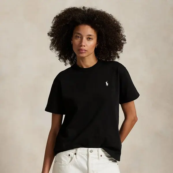 Ralph Lauren Relaxed Fit Cotton Jersey Tee - Polo Black