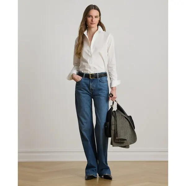 Ralph Lauren Classic Fit Easy Care Cotton Shirt - White