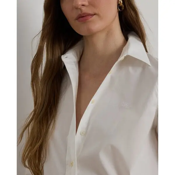 Ralph Lauren Classic Fit Easy Care Cotton Shirt - White