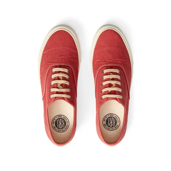Ralph Lauren Canvas Sneaker - Faded Red