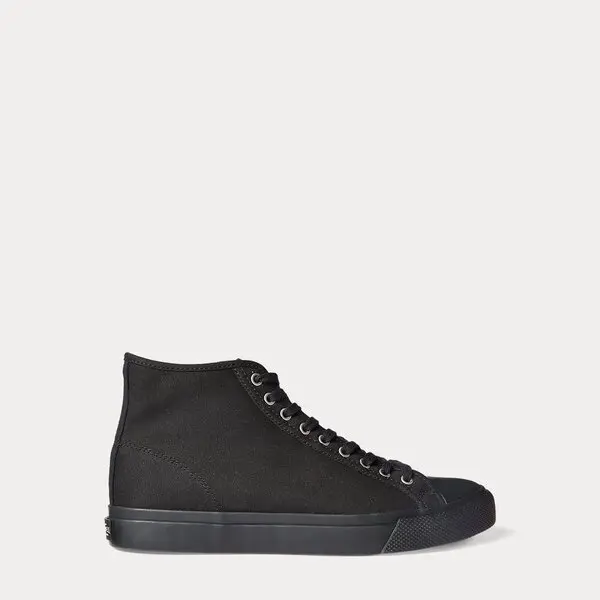 Ralph Lauren Mayport Canvas Sneaker - Black