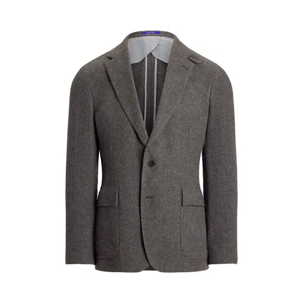 Ralph Lauren Hadley Hand-tailored Cashmere Jacket - Medium Grey