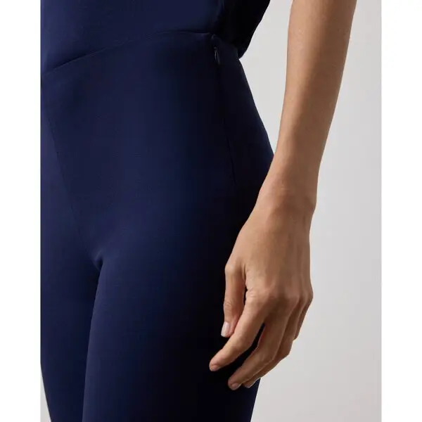 Ralph Lauren Annie Wool Crepe Pant - Navy