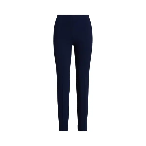 Ralph Lauren Annie Wool Crepe Pant - Navy