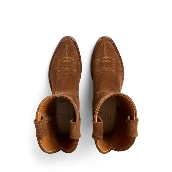 Ralph Lauren Plainview Roughout Suede Boots