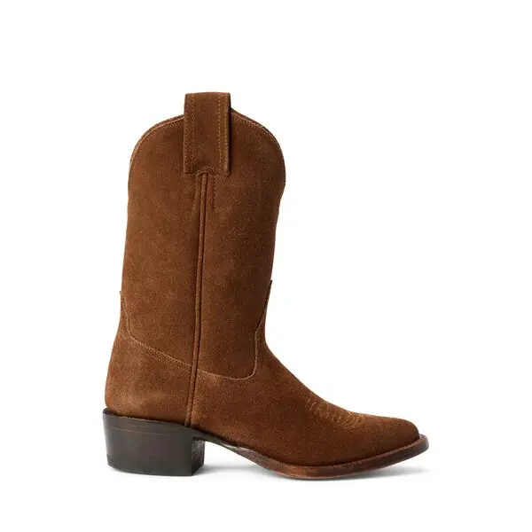 Ralph Lauren Plainview Roughout Suede Boots