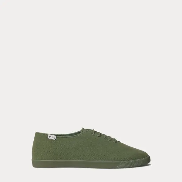 Ralph Lauren Cotton Canvas Low-profile Sneaker - Cargo Green