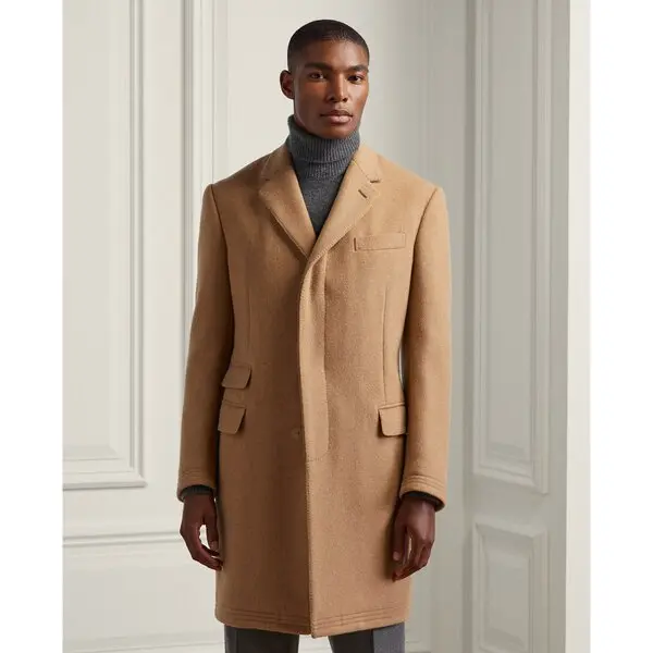 Ralph Lauren Kent Hand-tailored Wool-blend Topcoat
