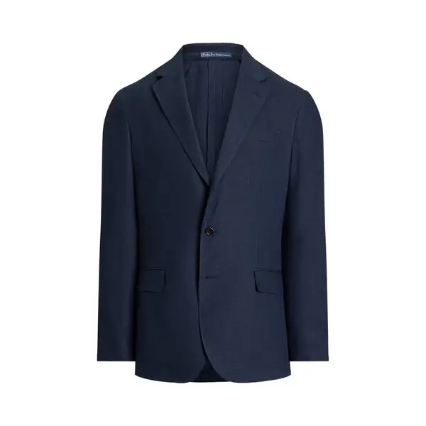 Ralph Lauren Polo Soft Tailored Fit Linen Suit Jacket - Dark Navy