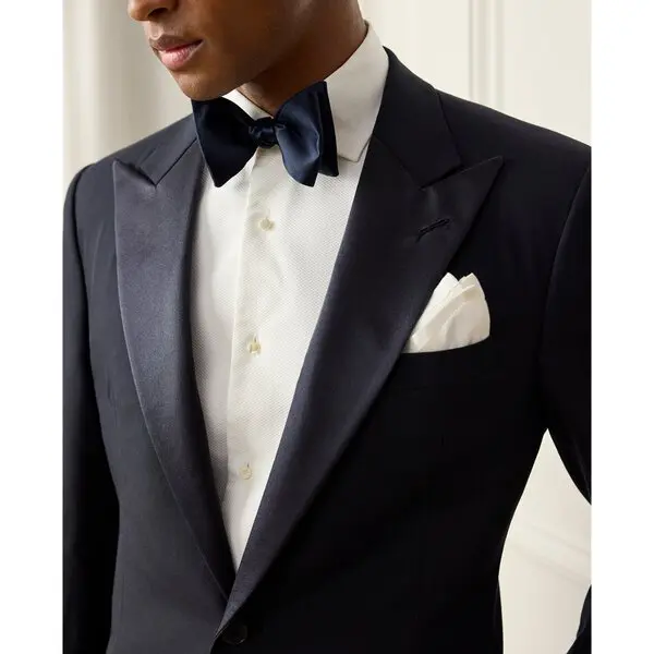 Ralph Lauren Gregory Hand-tailored Peak Tuxedo - Navy