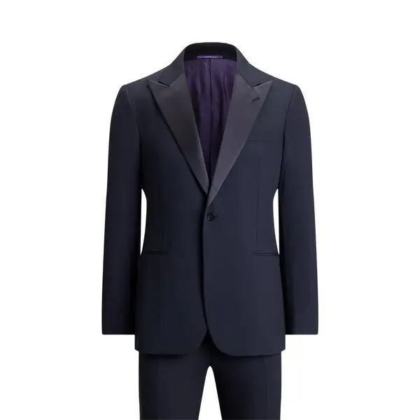 Ralph Lauren Gregory Hand-tailored Peak Tuxedo - Navy