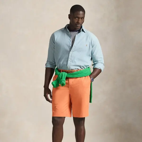 Ralph Lauren Bedford Stretch Classic Fit Chino Short - Deep Mango