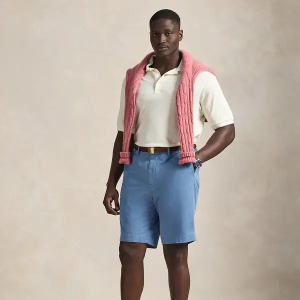 Ralph Lauren Bedford Stretch Classic Fit Chino Short - Delta Blue
