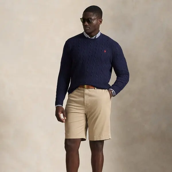Ralph Lauren Bedford Stretch Classic Fit Chino Short - Khaki Tan