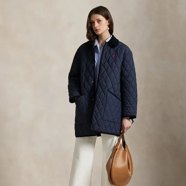 Ralph Lauren Quilted Barn Jacket - Navy