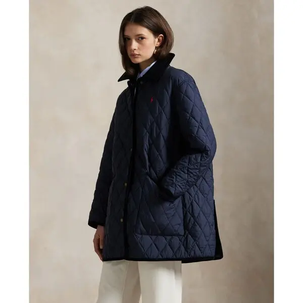 Ralph Lauren Quilted Barn Jacket - Navy