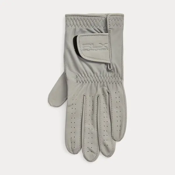 Ralph Lauren Cabretta Leather Golf Glove Left Hand - Peak Grey