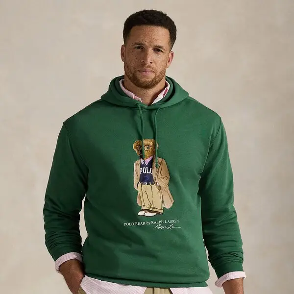 Ralph Lauren Polo Bear Fleece Hoodie - Washed Forrest