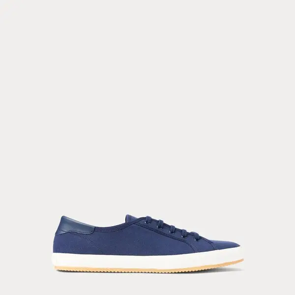 Ralph Lauren Bayston Cotton Canvas Sneaker - Classic Chairman Navy