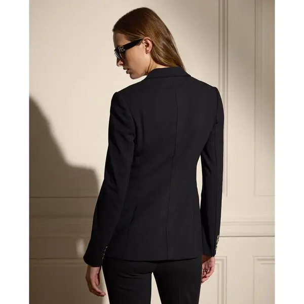Ralph Lauren Parker Wool Crepe Jacket - Black