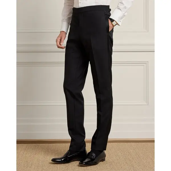 Ralph Lauren Gregory Hand-tailored Tuxedo Trouser