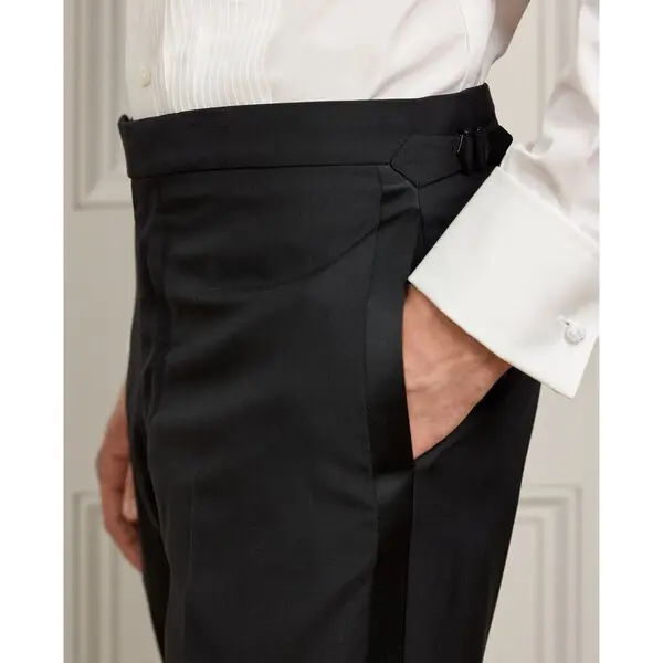 Ralph Lauren Gregory Hand-tailored Tuxedo Trouser