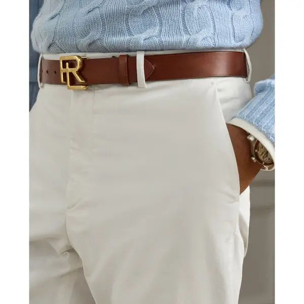 Ralph Lauren Straight Fit Stretch Chino Pant - Optic White