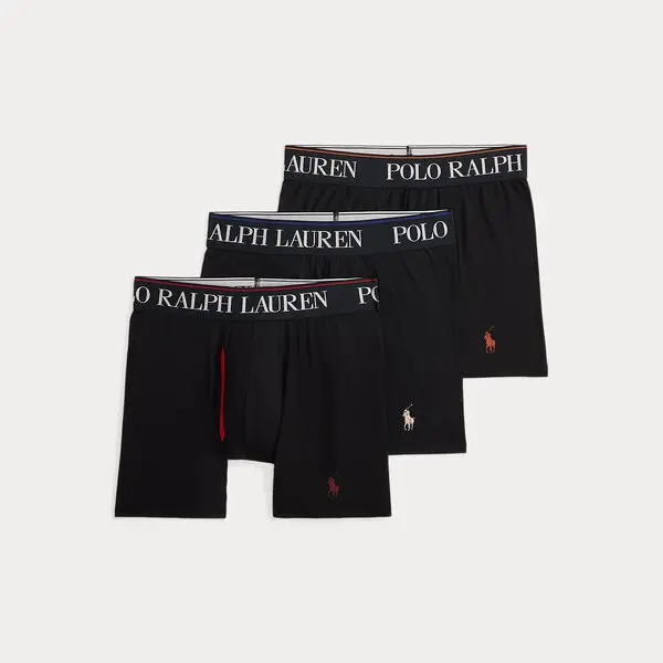 Ralph Lauren 4d-flex Microfiber Boxer Brief 3-pack - Black