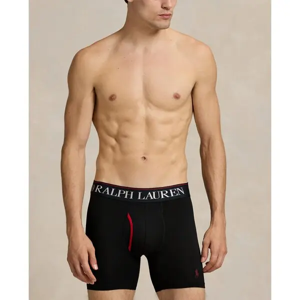 Ralph Lauren 4d-flex Microfiber Boxer Brief 3-pack - Black