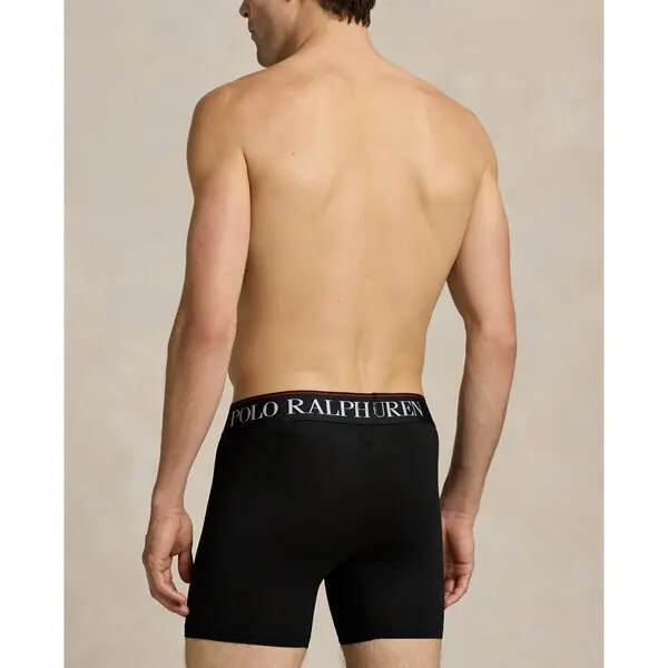 Ralph Lauren 4d-flex Microfiber Boxer Brief 3-pack - Black