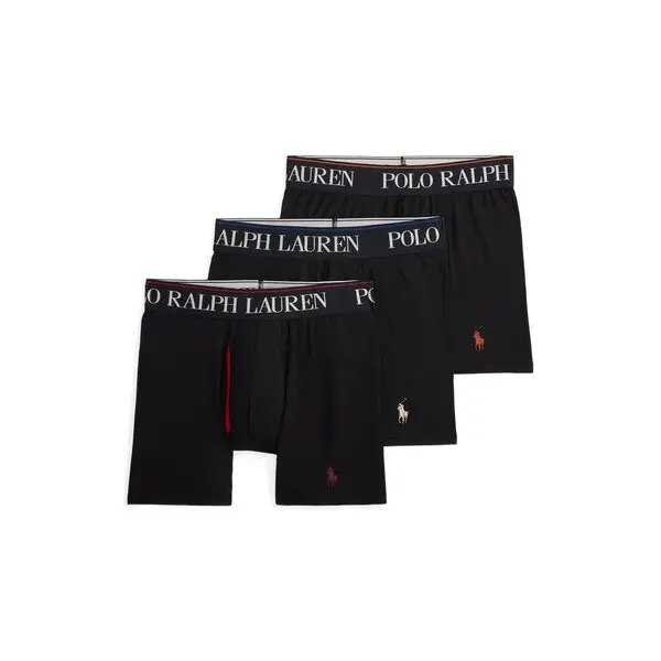 Ralph Lauren 4d-flex Microfiber Boxer Brief 3-pack - Black