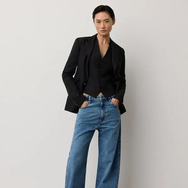 Ralph Lauren Jaiden Linen Vest - Black