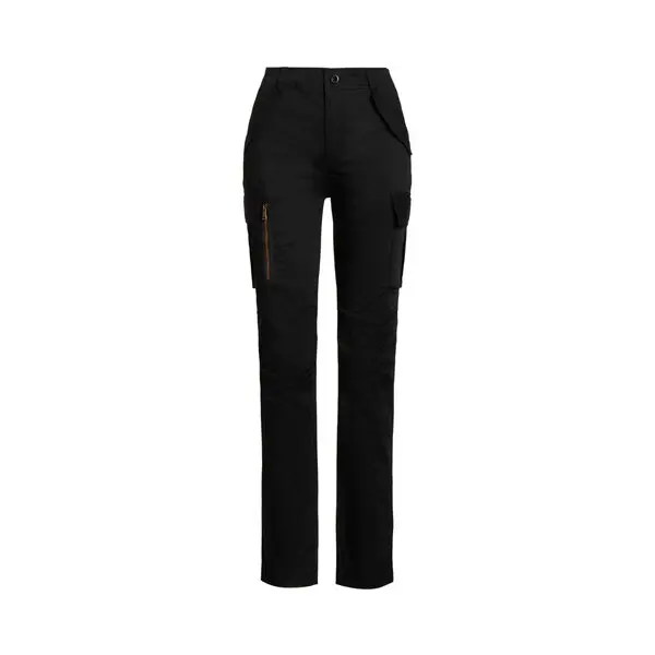 Ralph Lauren Cotton Sateen Cargo Pant - Black