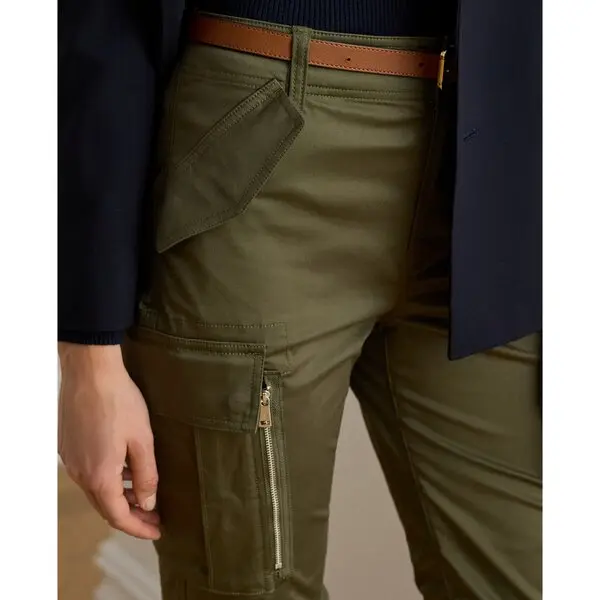 Ralph Lauren Cotton Sateen Cargo Pant