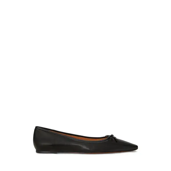 Ralph Lauren Pointed Leather Ballet Flat