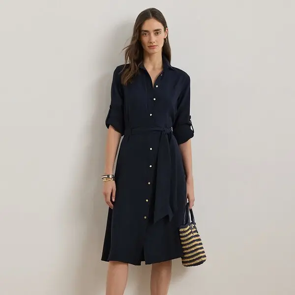 Ralph Lauren Fit-and-flare Shirtdress - Lauren Navy