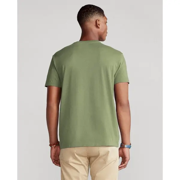 Ralph Lauren Classic Fit Jersey V-neck T-shirt - Supply Olive