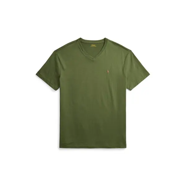 Ralph Lauren Classic Fit Jersey V-neck T-shirt - Supply Olive