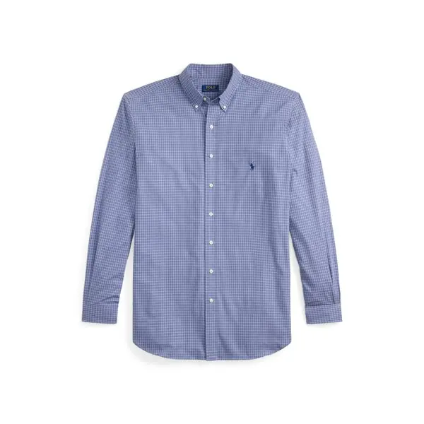 Ralph Lauren Checked Stretch Poplin Shirt - Blue Multi