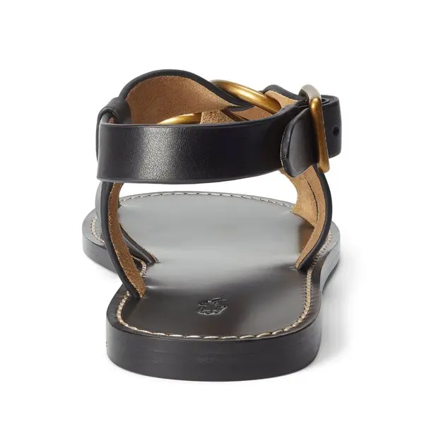 Ralph Lauren O-ring Leather Sandals